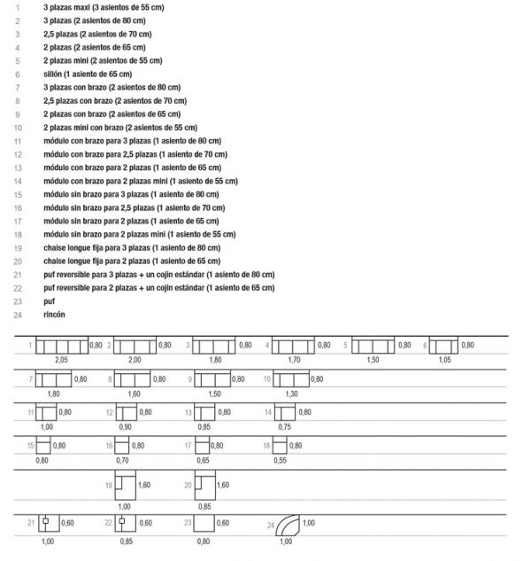 Sofá Marfil - IKE MUEBLES